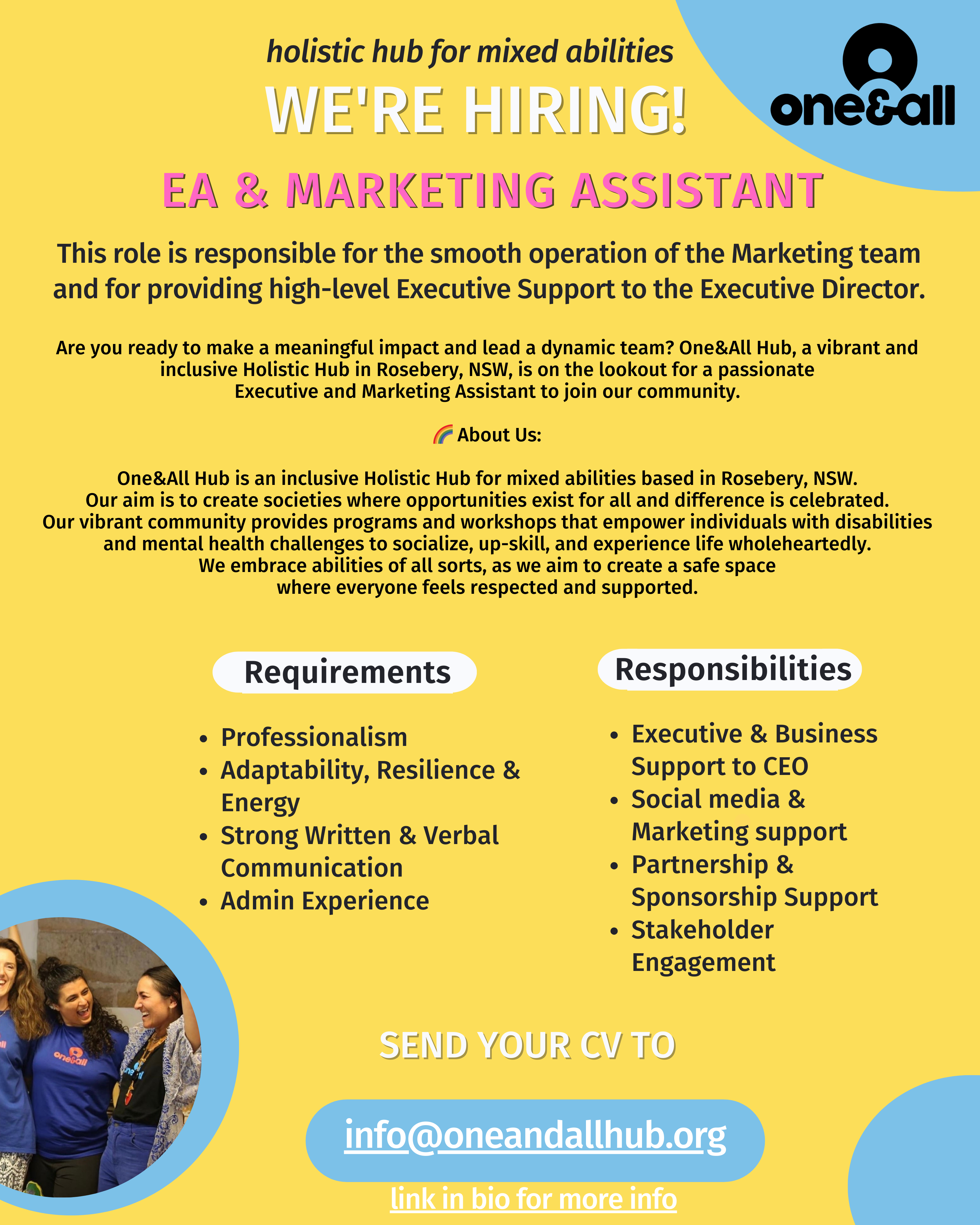 Executive Assistant - Marketing & Business Support Coordinator - Job in ...